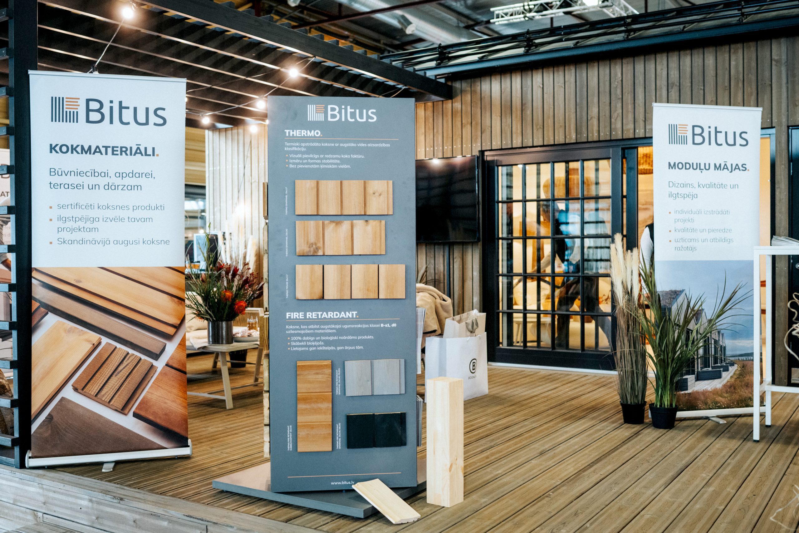 Bitus Latvia izstādē “Māja I 2025” – koks arhitektūrā un būvniecībā. | Bitus Latvia